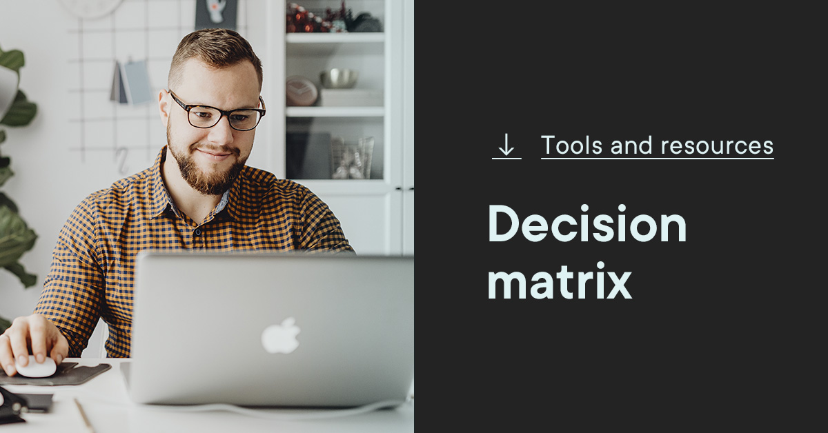 How to create a decision matrix | PME MTL